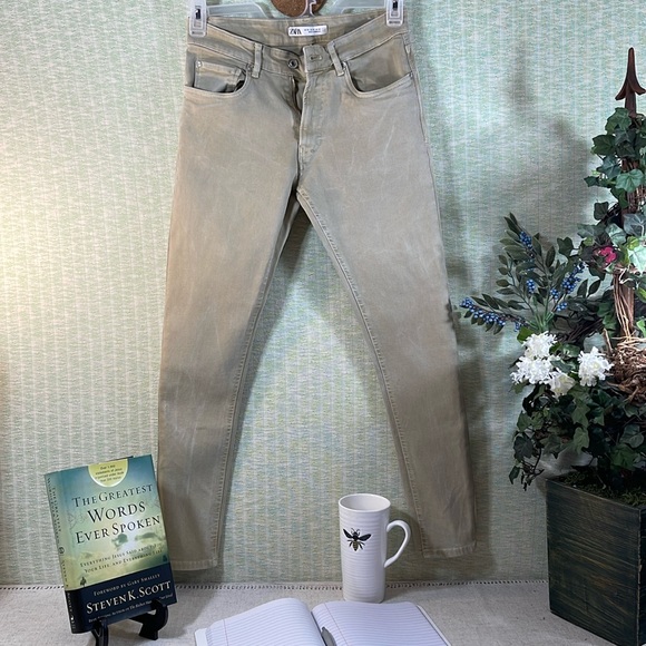 Zara | Jeans | Zara Camel Colored Jeans | Poshmark